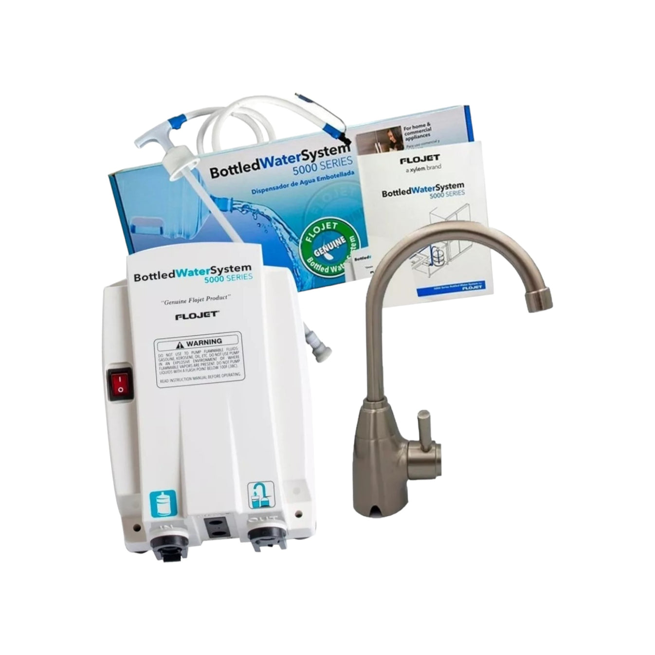 Kit Bomba Flojet BW5000 y Llave Acero Inoxidable Satín – Flojet México