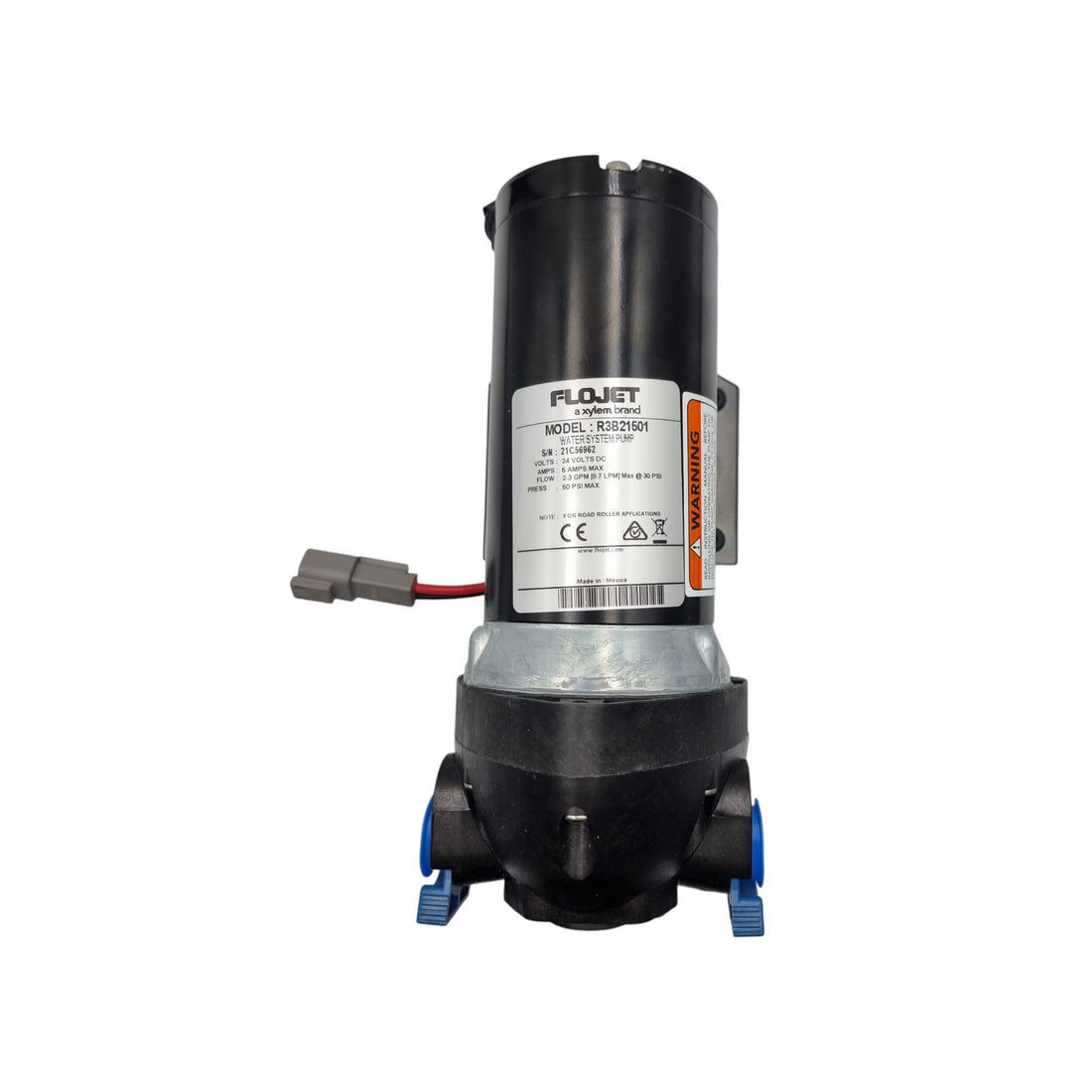 Bomba Flojet para Aplanadora Road Roller 24V 50Psi 8.7Lpm R3B21501A ...